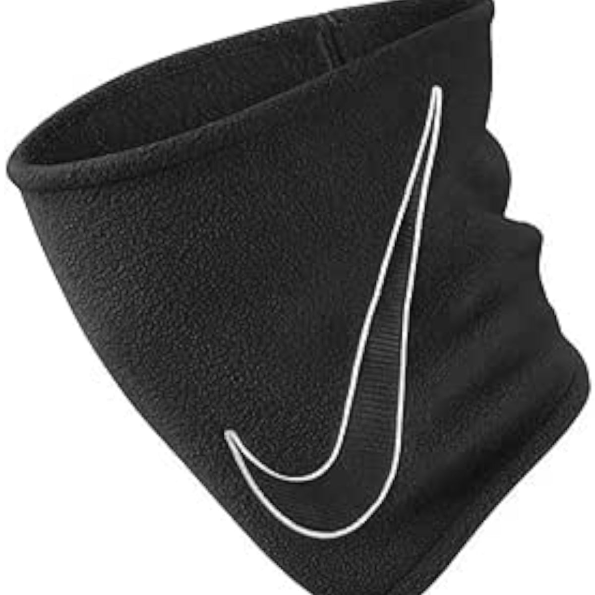 Scaldacollo Nike nero Fleece Neck Warmer maxi logo ricamato N100065601 ...